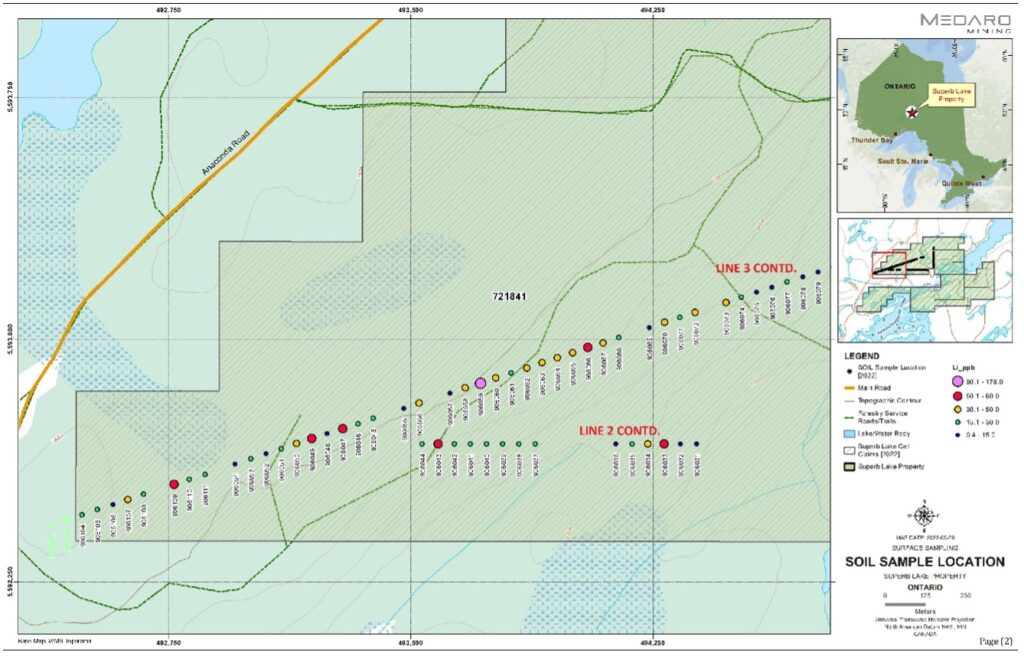 MEDARO MINING IDENTIFIES MORE LITHIUM EXPLORATION TARGETS FROM SOIL ...